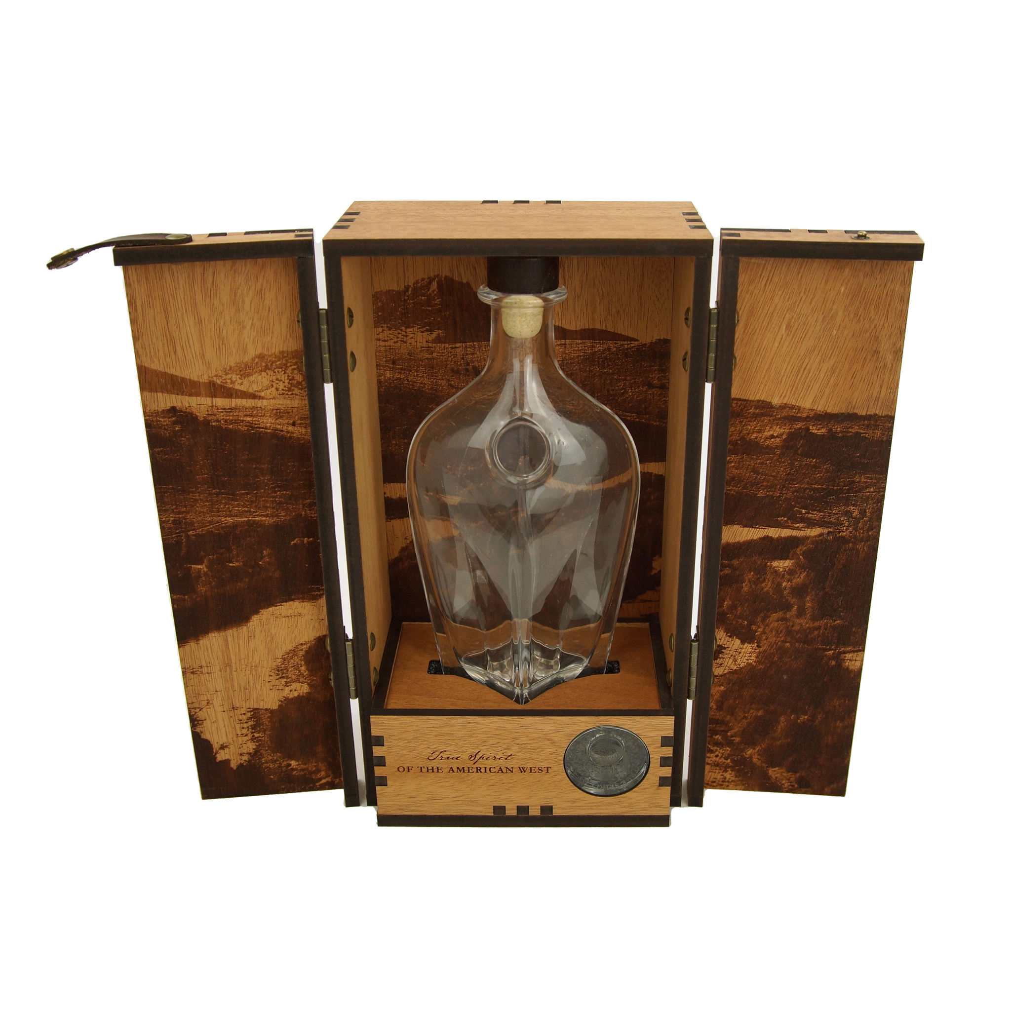 Double door bottle Display Box – Woodchuck Products
