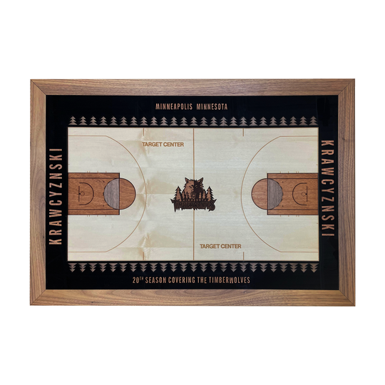 Multi Layer Basketball Court Art – Woodchuck Products
